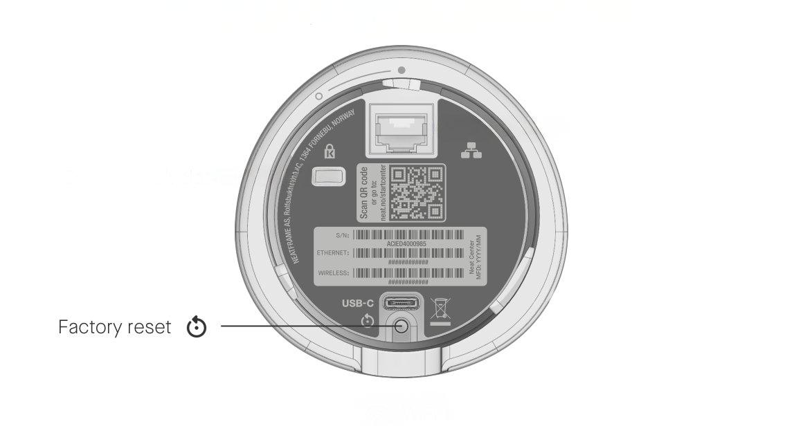 How to factory reset a Neat device - Neat Support