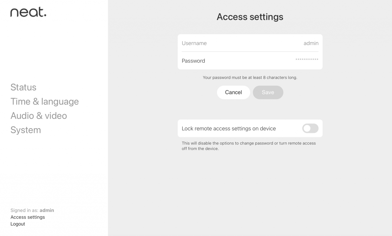 How to Enable Remote Access on Neat Devices - Neat Support
