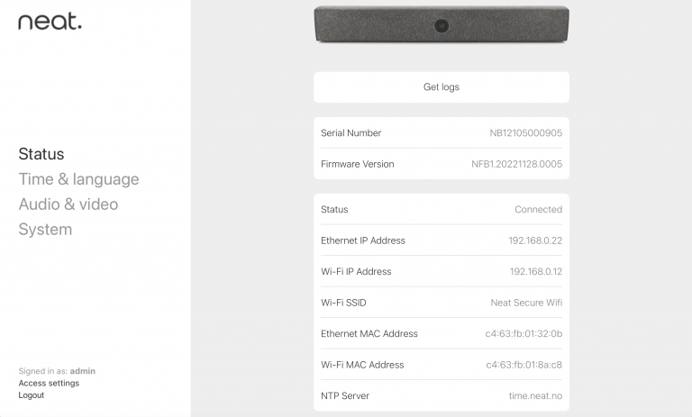 How to Enable Remote Access on Neat Devices - Neat Support