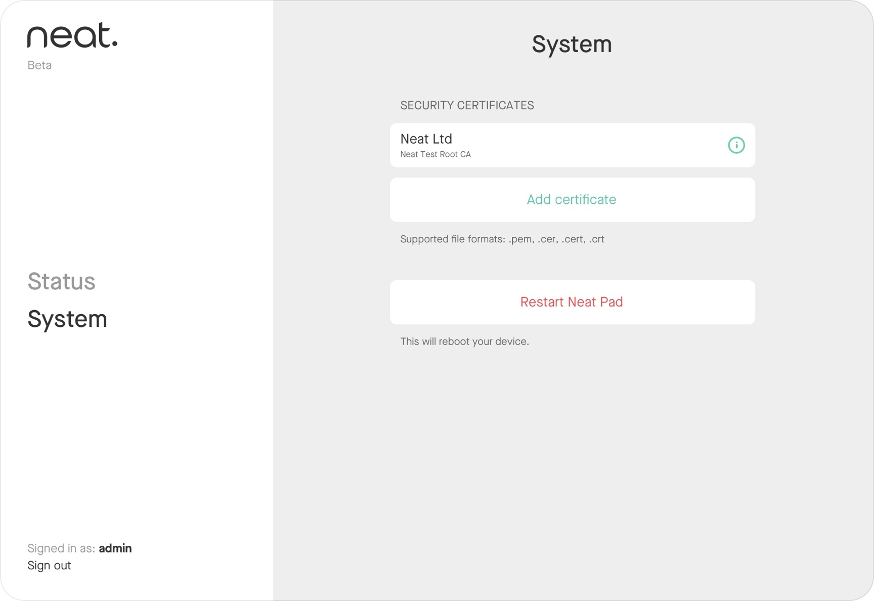 How to enable Remote access on Neat - Neat Support