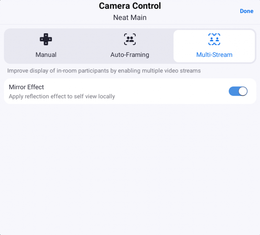 Multi-Stream and Auto-framing with Multi-focus framing features - Neat ...