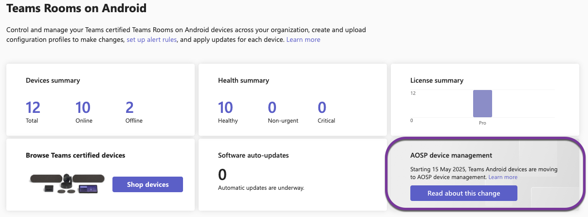 Neat Devices and Microsoft Teams AOSP Device Management Migration - Neat Support