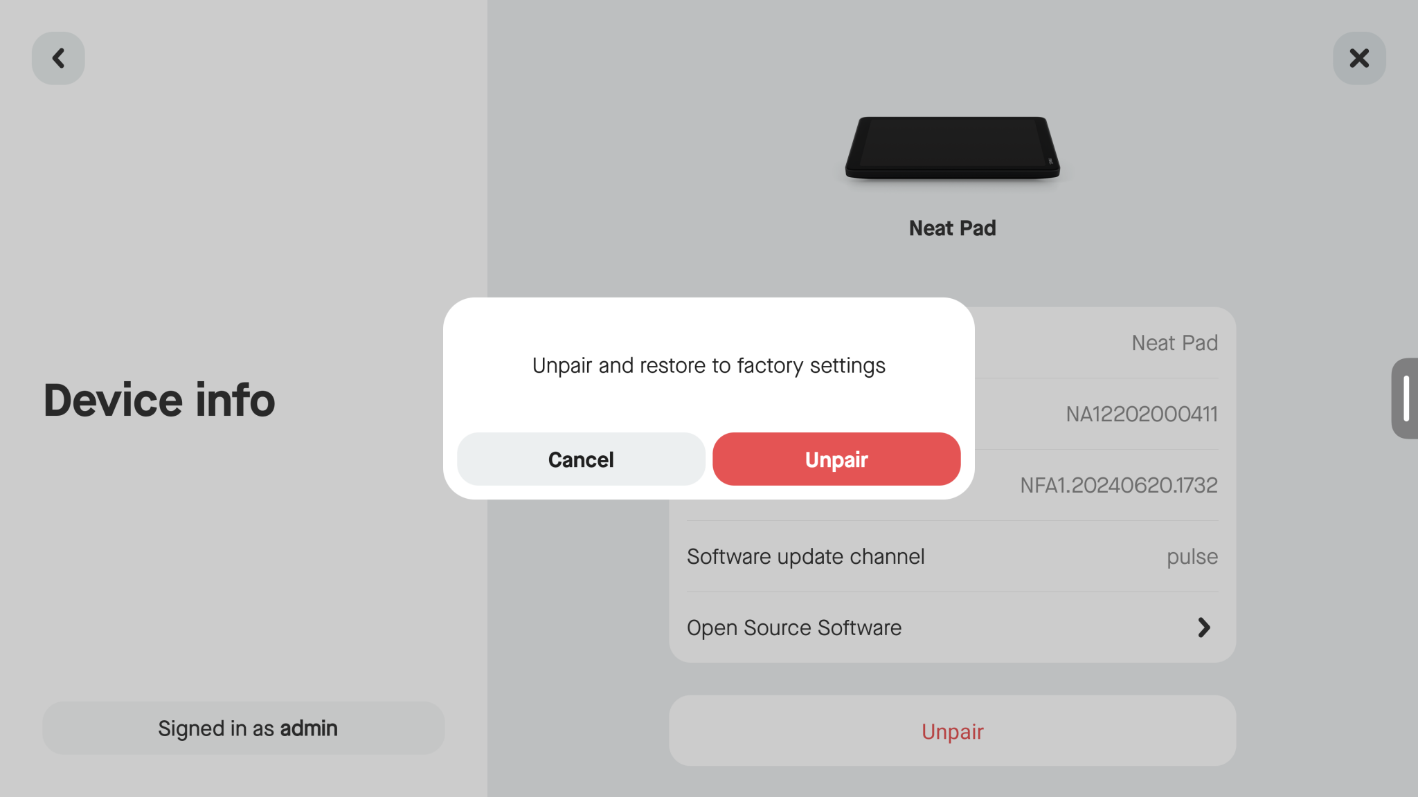 Neat Preview Channel Firmware - Neat Support